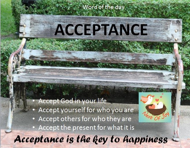 Acceptance is the Key to Happiness - PeoPlaid