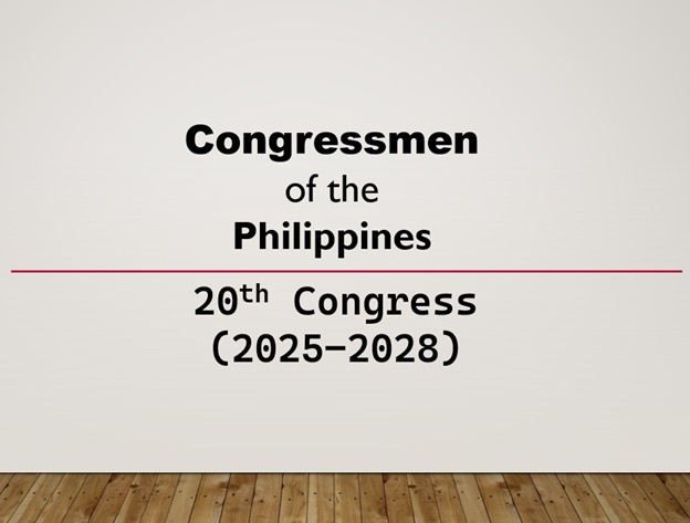 List: Congressmen in the 20th Philippine Congress (2025-2028 ...